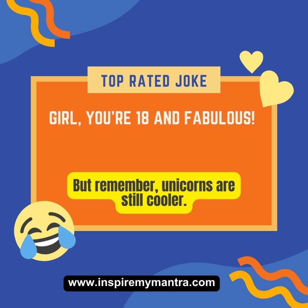 200+ 18th Birthday Jokes - Chuckles for New Adults