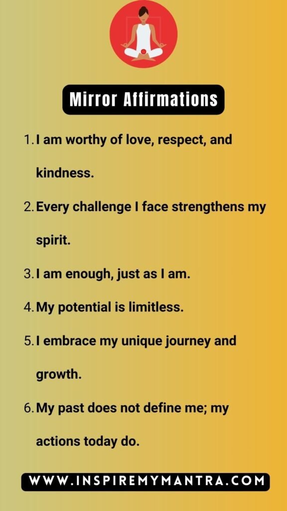 Best Mirror Affirmations Combatting Doubts Embracing Strength